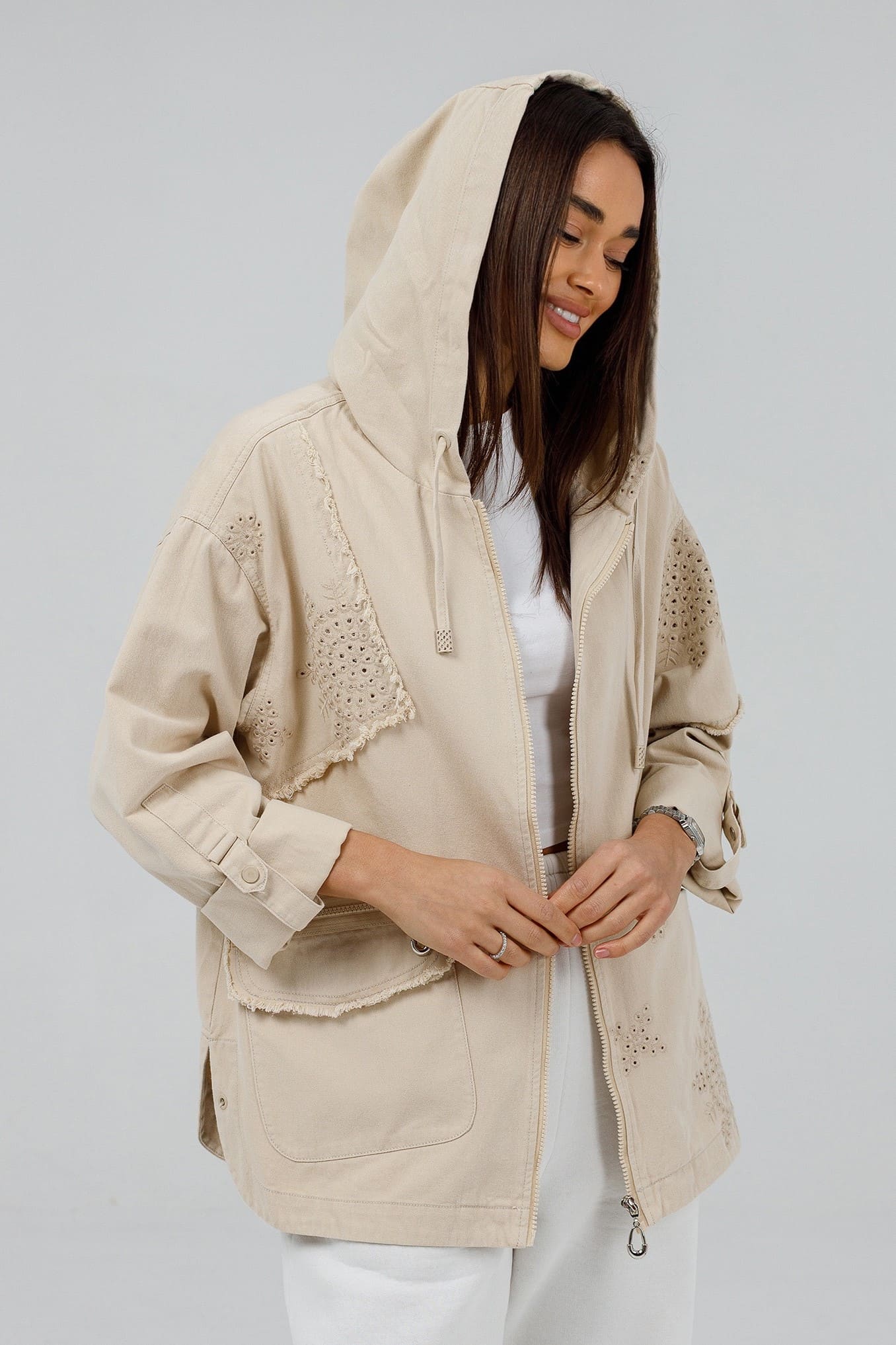 Куртка-вітровка котонова жіноча купити — Ylanni 1168