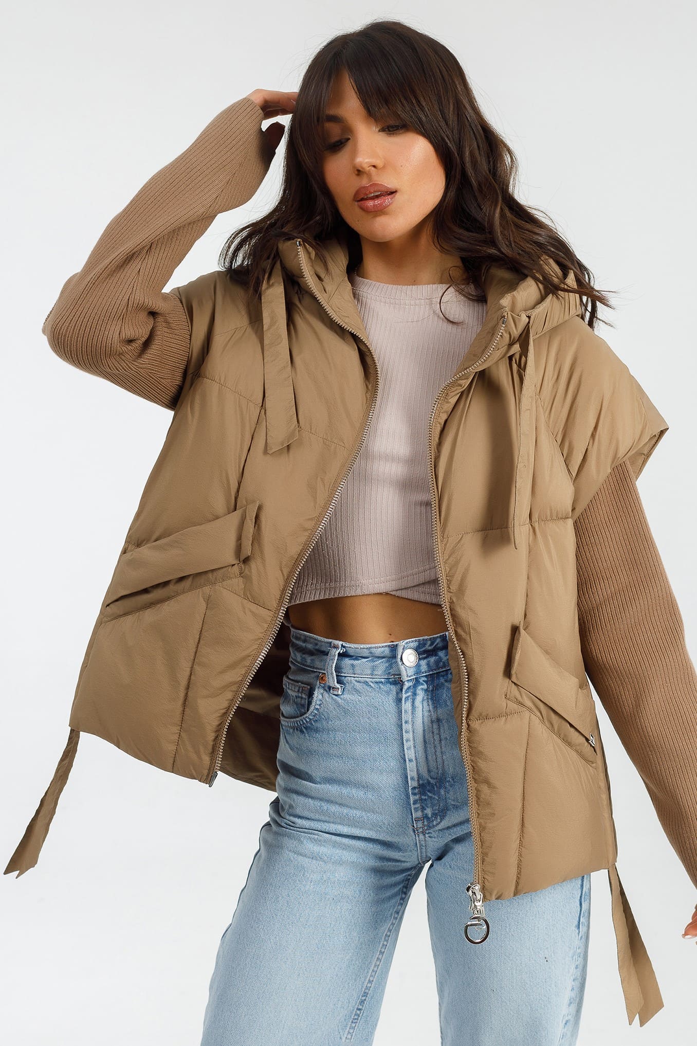 Купити демісезонну куртку oversize Автоледі Mishele 1371