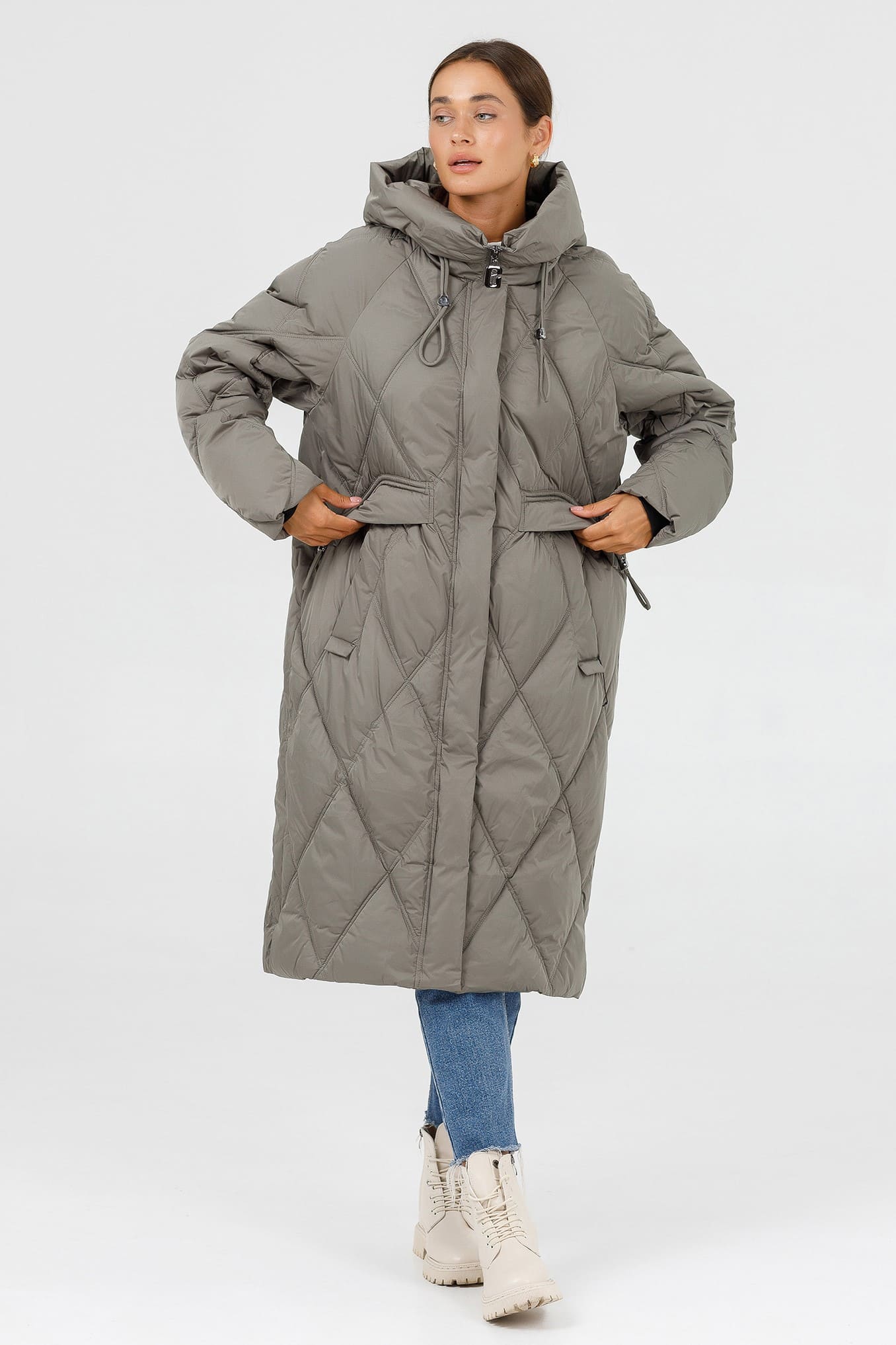 Пуховик Жіночий Батал 48-58 купити — Mishele 24303